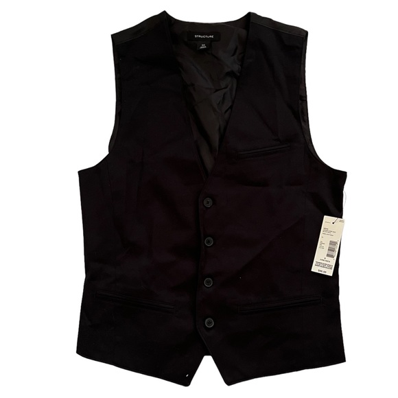Structure | Jackets & Coats | New Structure Mens Fashion Vest Midnight ...